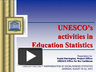 UNESCO presentation | free to view