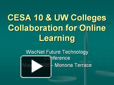 CESA 10 presentation | free to view