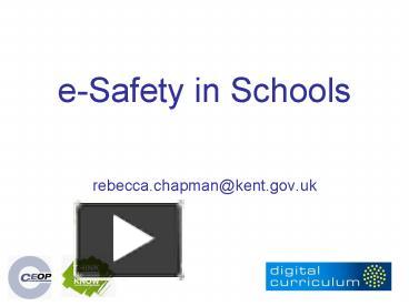 eSafety in Schools presentation | free to view