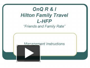 OnQ R presentation | free to view