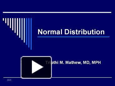 Normal Distribution presentation | free to download