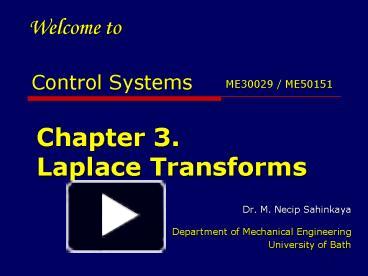 PPT – Control Systems PowerPoint presentation | free to view - id ...