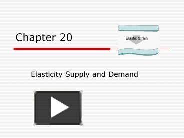 PPT – Elasticity Supply and Demand PowerPoint presentation | free to ...