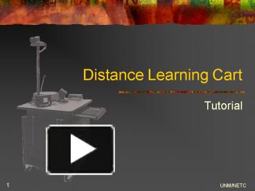 Distance Learning Cart presentation | free to view