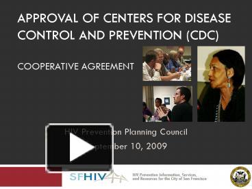 PPT – Approval of Centers for Disease Control and prevention CDC ...