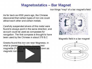 PPT – Magnetostatics PowerPoint presentation | free to download - id ...