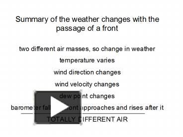 PPT – Weather Maps PowerPoint presentation | free to download - id ...
