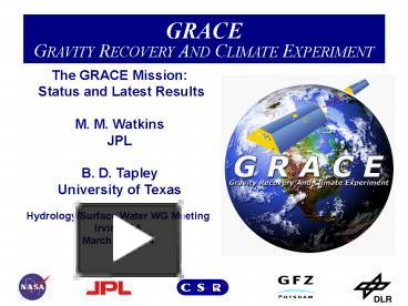 GRACE presentation | free to view