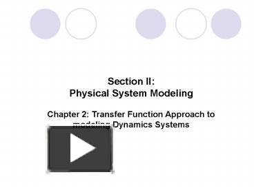 PPT – Physical System Modeling PowerPoint presentation | free to view ...