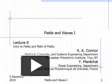 Intro to Fields and Math of Fields presentation | free to download