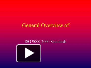 PPT – General Overview of PowerPoint presentation | free to view - id ...