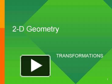 PPT – 2D Geometry PowerPoint presentation | free to download - id ...