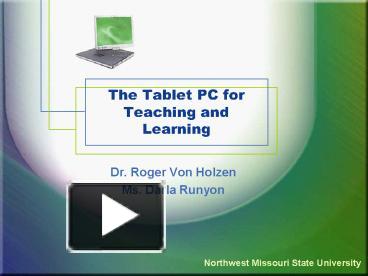 PPT – The Tablet PC for Teaching and Learning PowerPoint presentation ...