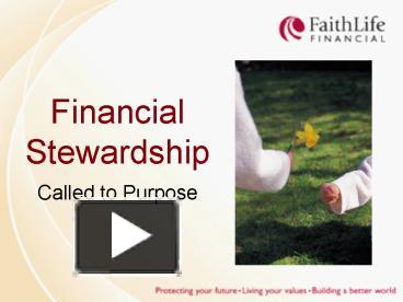 Financial Stewardship presentation | free to view