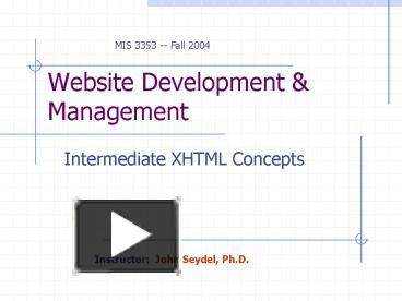 PPT – Website Development PowerPoint presentation | free to view - id ...