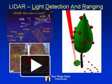 PPT – LIDAR%20 PowerPoint presentation | free to download - id: 2090f9 ...