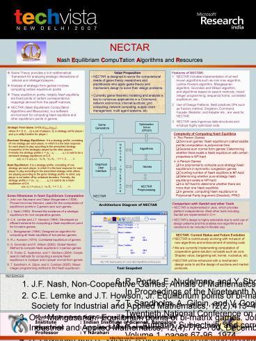 NECTAR presentation | free to download