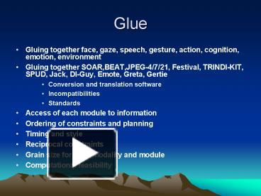 PPT – Glue PowerPoint presentation | free to view - id: 209a77-ZDc1Z