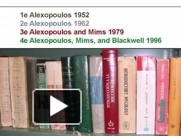 1e Alexopoulos 1952 presentation | free to view