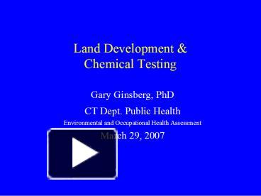 PPT – Land Development PowerPoint presentation | free to view - id ...