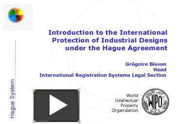Introduction to the International Protection of Industrial Designs ...