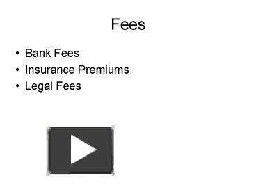 PPT – Fees PowerPoint presentation | free to view - id: 20bda5-ZDc1Z
