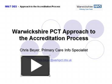 PPT – IM PowerPoint presentation | free to view - id: 20be16-ZDc1Z