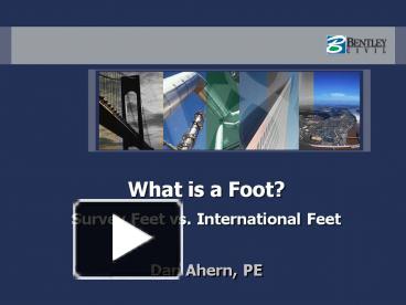 What is a Foot Survey Feet vs. International Feet presentation | free ...