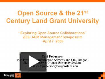 Open Source presentation | free to download