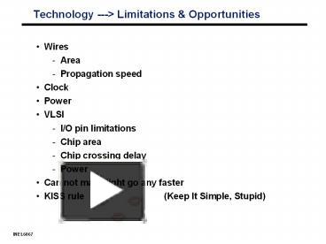 Technology ---> Limitations presentation | free to download