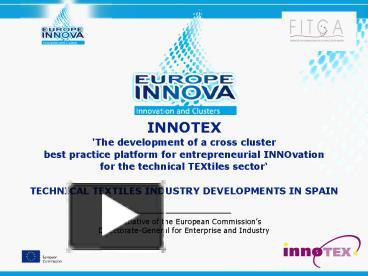 PPT – INNOTEX PowerPoint presentation | free to view - id: 20e33d-ZjJhN