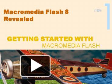 PPT – Understand the Macromedia Flash workspace PowerPoint presentation ...