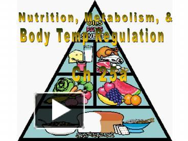 Human Nutrition presentation | free to view