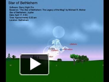 PPT – Star of Bethlehem PowerPoint presentation | free to view - id ...