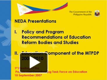 NEDA Presentations presentation | free to view
