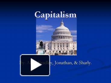 PPT – Capitalism PowerPoint presentation | free to view - id: 2109d4-ZDc1Z