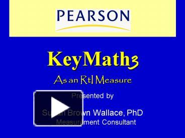 KeyMath3 presentation | free to view
