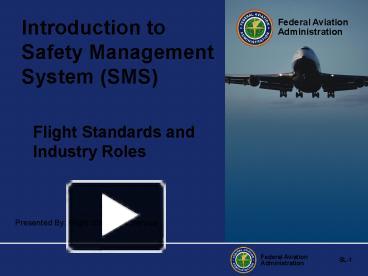 ICAO Safety Management Systems presentation | free to view
