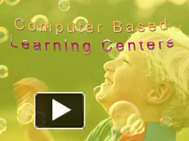 PPT – Computer Based PowerPoint presentation | free to view - id: 212b2 ...