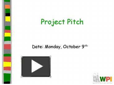 Project Pitch presentation | free to download