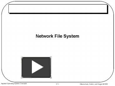 Network File System presentation | free to view
