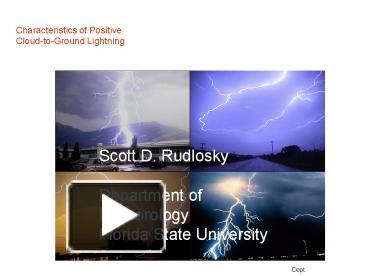 Characteristics of Positive Cloud-to-Ground Lightning presentation ...