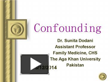 PPT – Confounding PowerPoint presentation | free to download - id ...