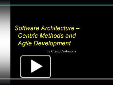 PPT – Software Architecture PowerPoint presentation | free to download ...
