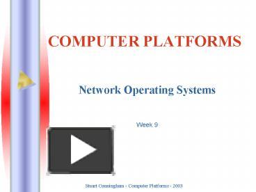 COMPUTER PLATFORMS presentation | free to view