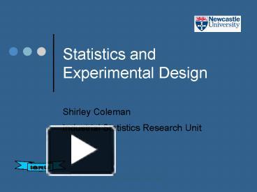 PPT – Statistics and Experimental Design PowerPoint presentation | free ...