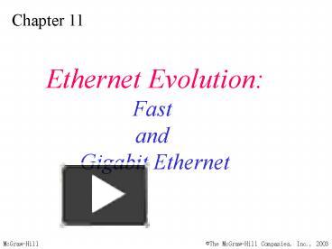 Ethernet Evolution: presentation | free to download