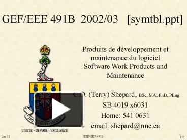 PPT – 491B 200203 PowerPoint presentation | free to view - id: 218d8d-OWM5Z