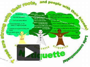 PPT – Netiquette PowerPoint presentation | free to download - id: 2192e ...