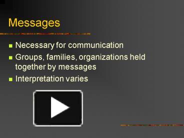 Messages presentation | free to view
